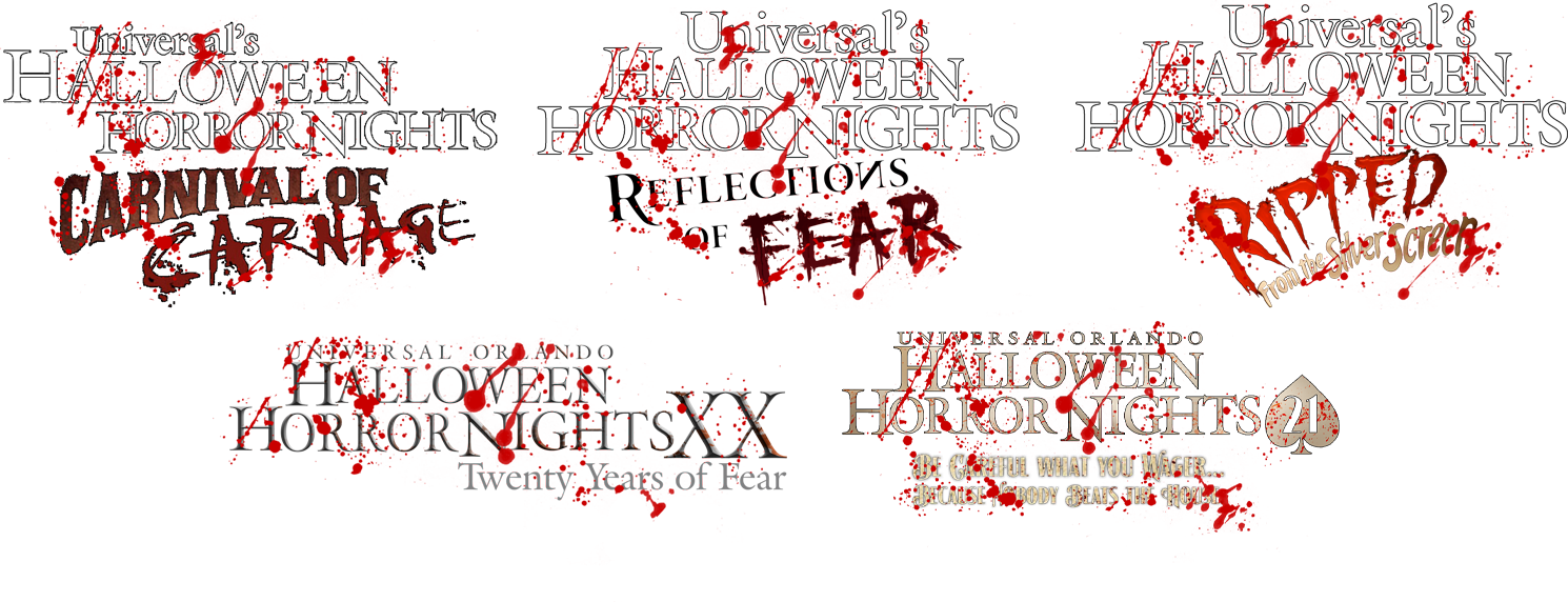 HHN Orlando Announcement List - Horror Night Nightmares