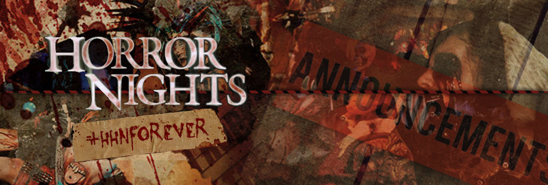 HHN Orlando Announcement List - Horror Night Nightmares